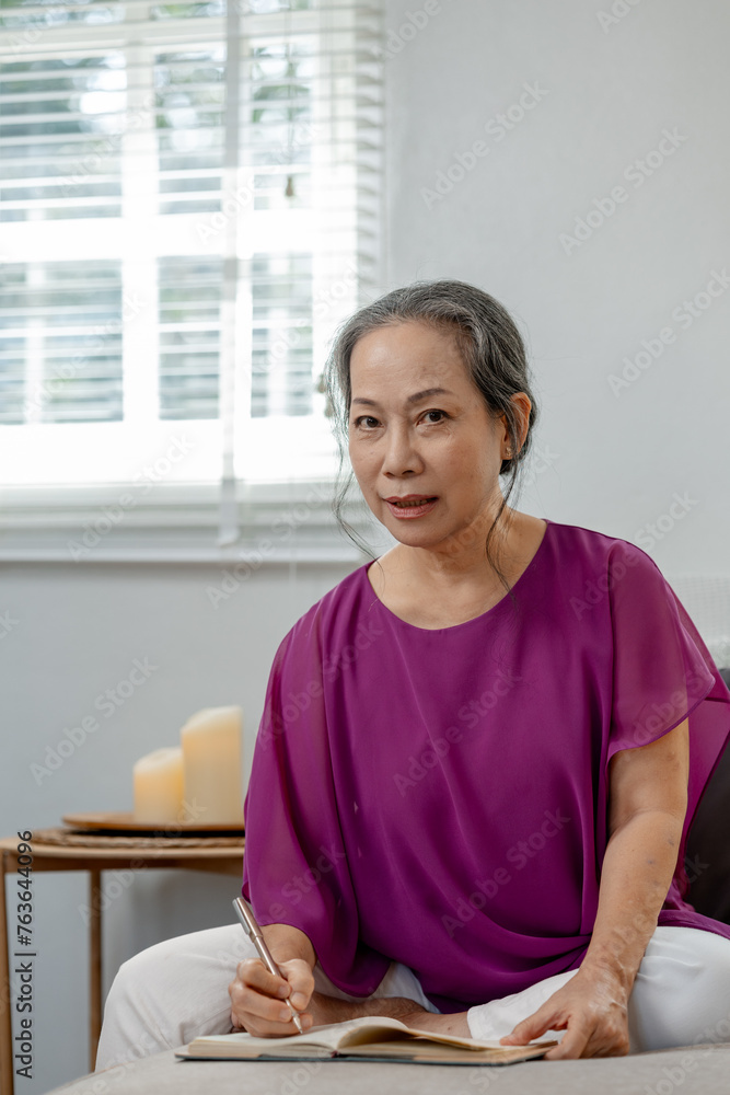 An old woman lived happily in her retirement at home, A kind-hearted ...