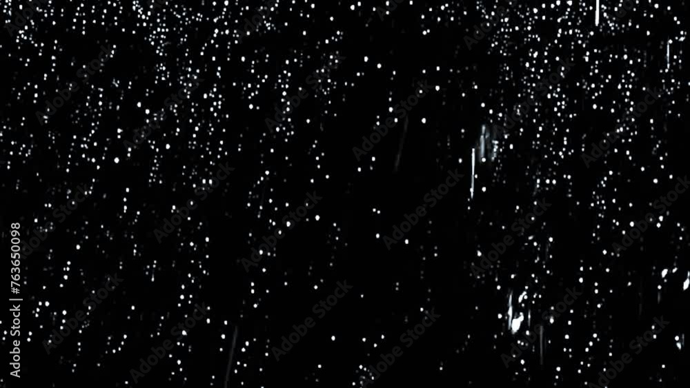 4k Loop Rain Drops Falling Alpha, Real Rain, High quality, Slow Rain ...