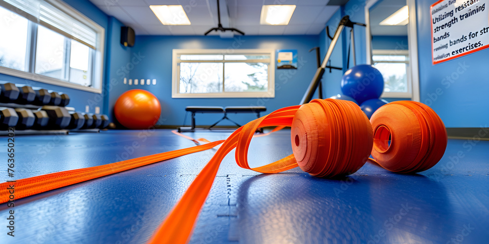 Resistance Band Exercises for Upper Body Strength , equipment on the ...