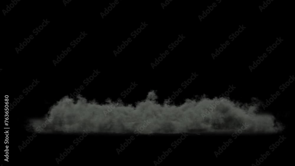 Abstract white smoke in slow motion. Smoke, Cloud of cold fog in light ...