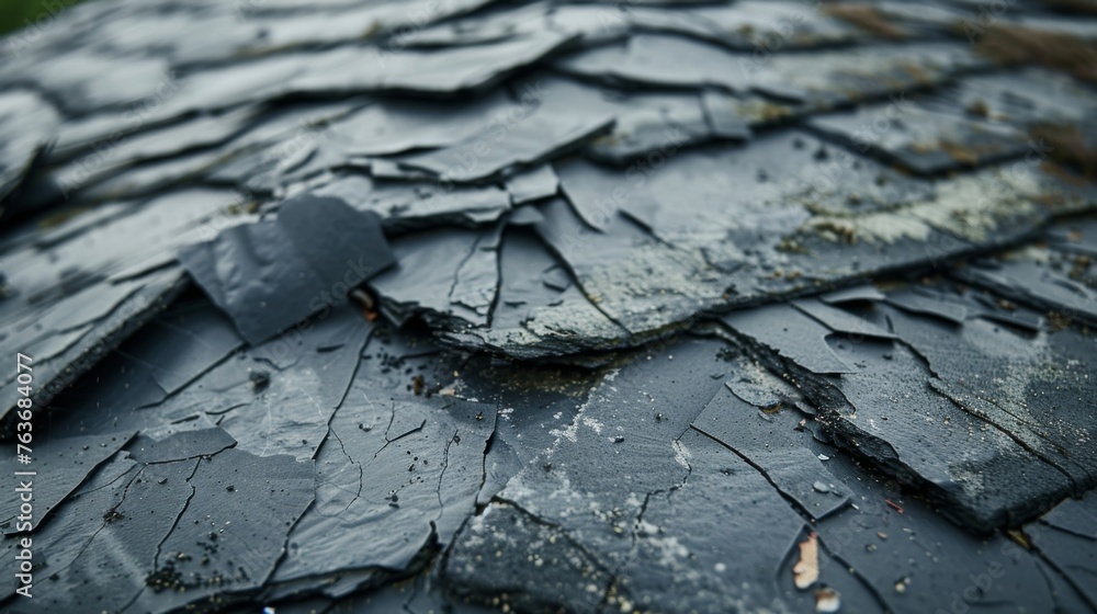 Cracked and battered rooftops are a stark reminder of the unstoppable ...