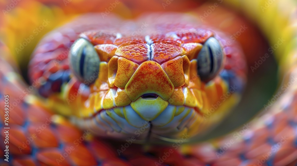 The coral snake's eyes reveal the peril concealed in its vivid and ...