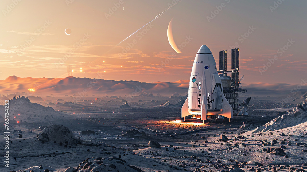 The evolution of space exploration, envisioning future missions to Mars ...