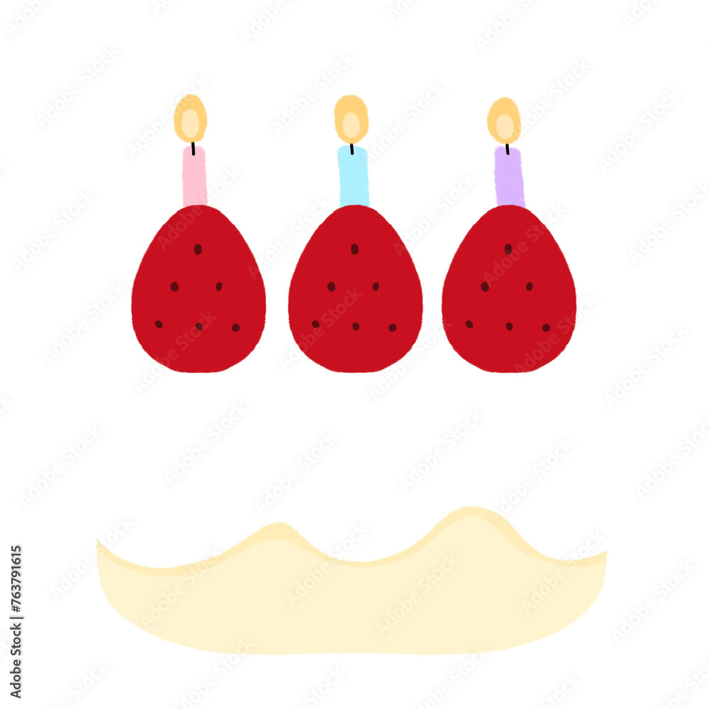 Strawberry Shortcake Cartoon illustration Strawberry Cake Cartoon ...