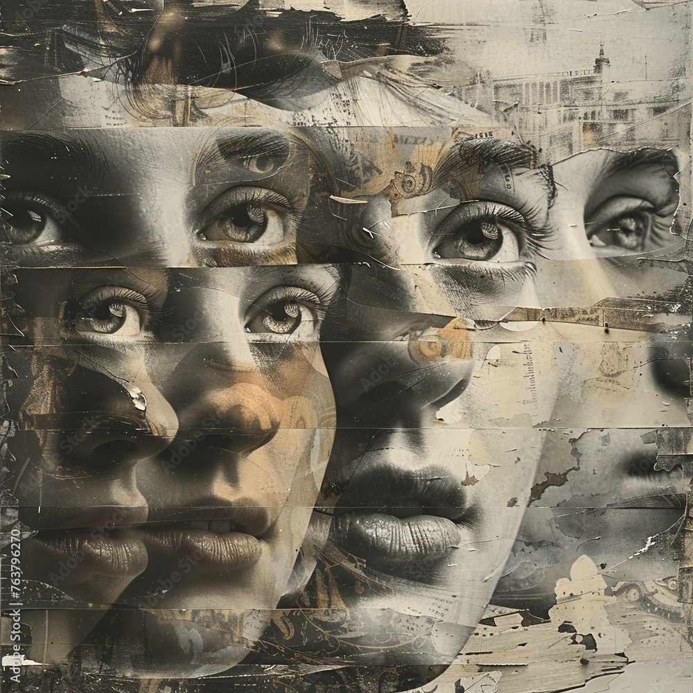 Design an intriguing visual exploring the intricate intertwining of ...