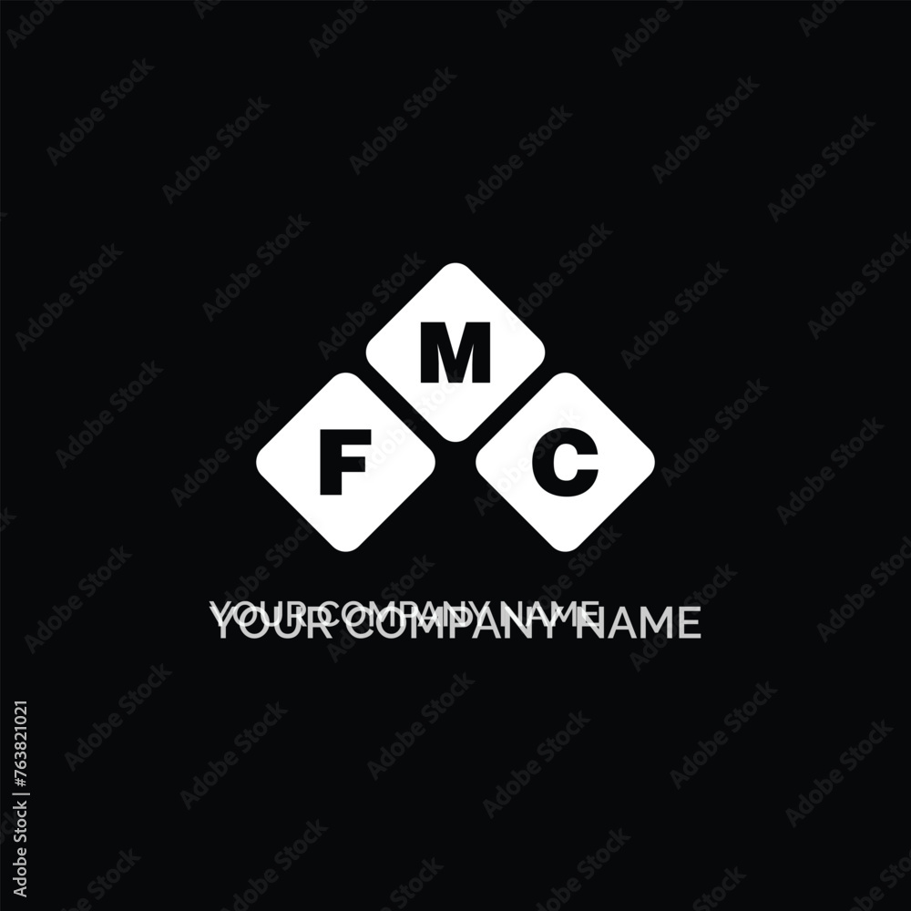 FMC letter logo design on white background. FMC logo. FMC creative ...