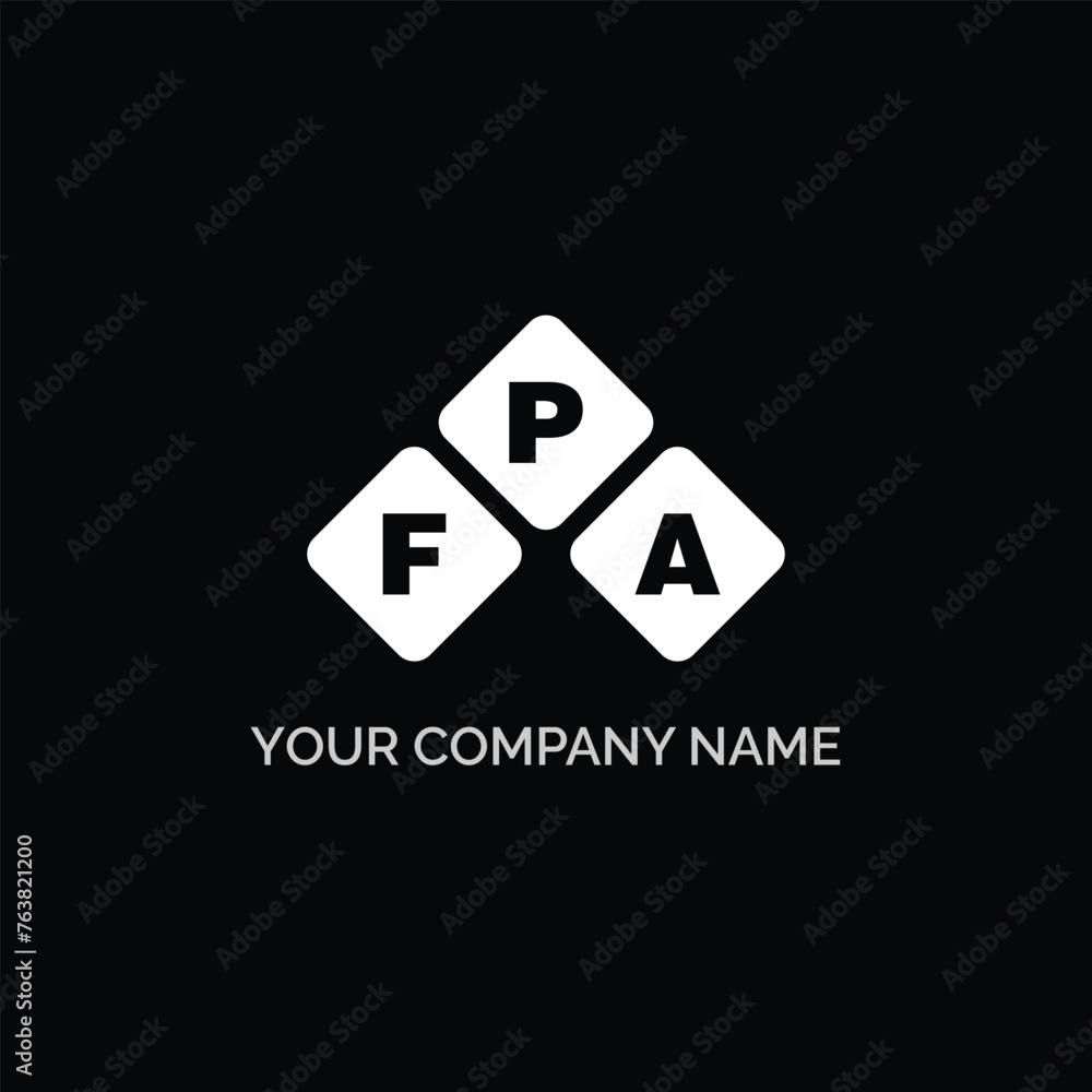 FPA letter logo design on white background. FPA logo. FPA creative ...