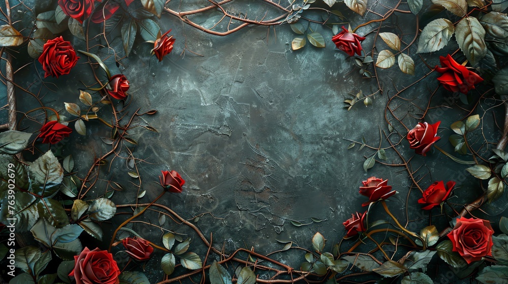 Fantasy mystery gray grunge background slate wall. Intricate creative ...