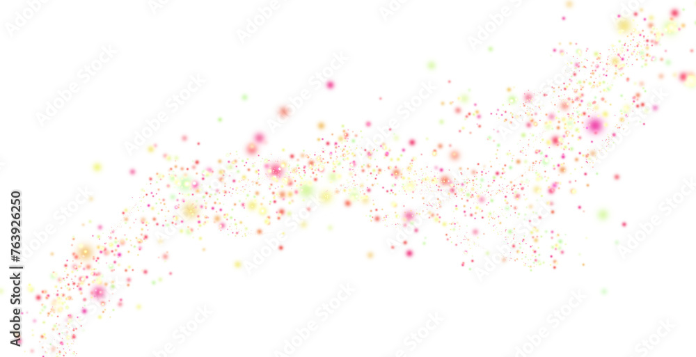 Glittering shiny dust particles sparkling on transparent background ...