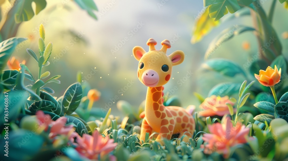 Whimsical Scenes Design whimsical scenes featuring cute animals in ...