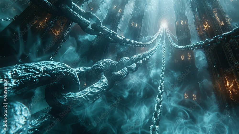 Lock mechanisms engage at the whisper of a sonic wave a spell of mana ...