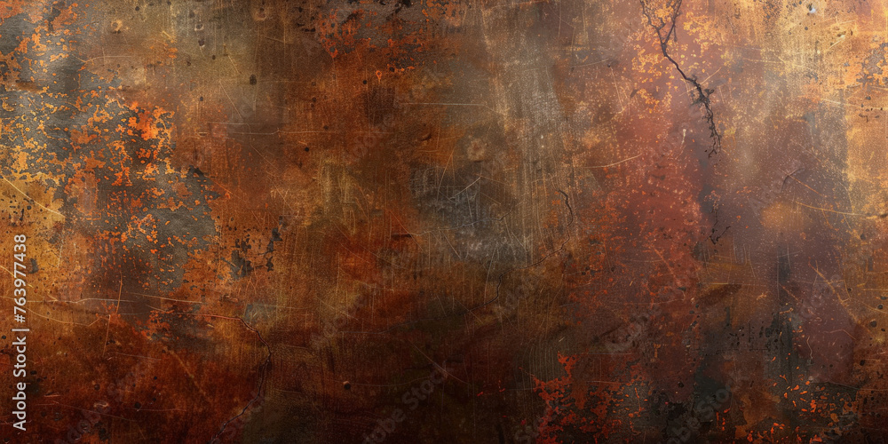 Rustic metal background with distressed brown and rust tones,A rusty ...