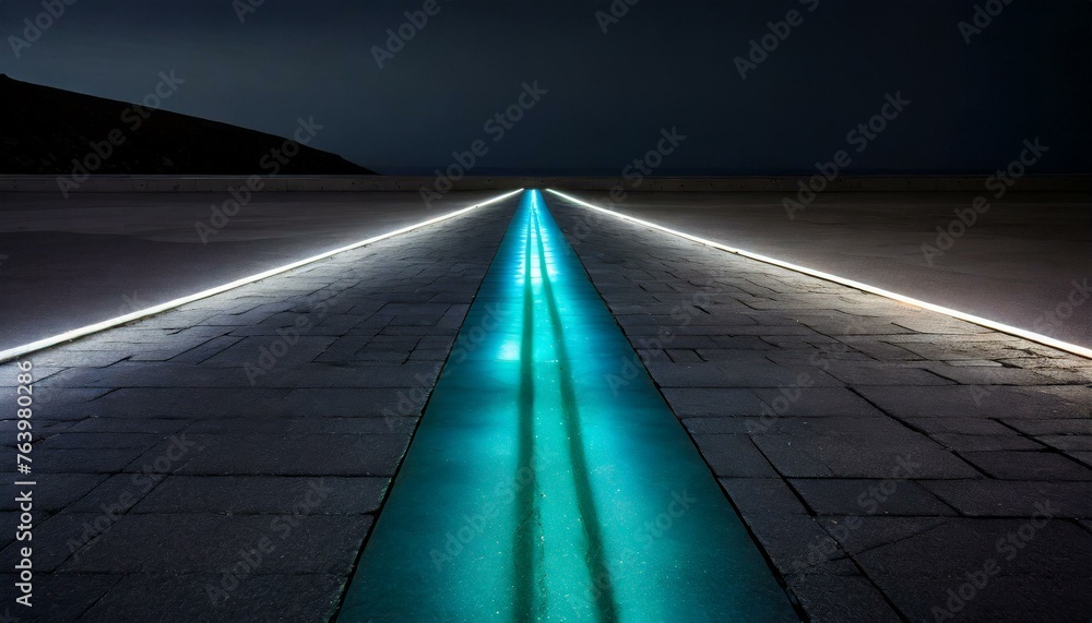 trails on the street, wallpaper Winding road at night, reflective ...