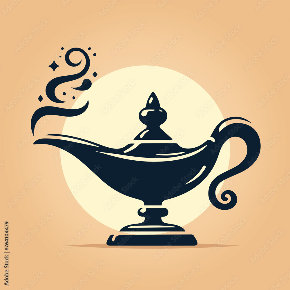 Magic Lamp Vector