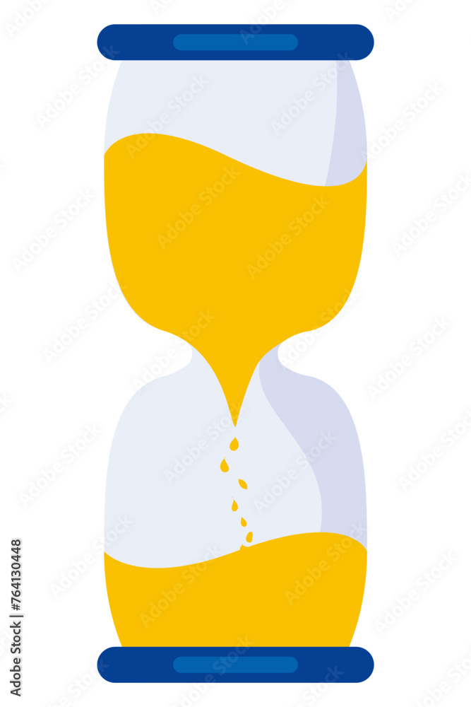 Sand clock vector image, sand timer clock image, sand timer Stock ...