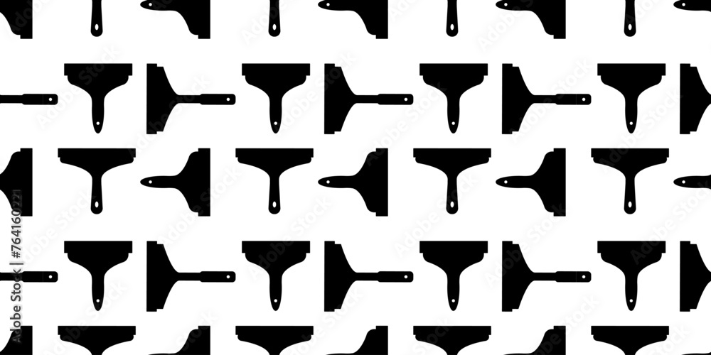 Seamless pattern with plastic handle window squeegee for cleaning ...