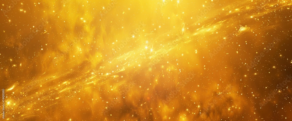 Bright Yellow Starry Background, Banner , HD Background Images Stock ...