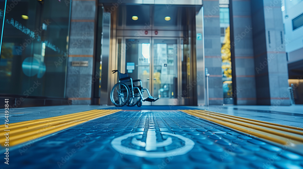 Promote accessibility and inclusivity with an image of a building ...