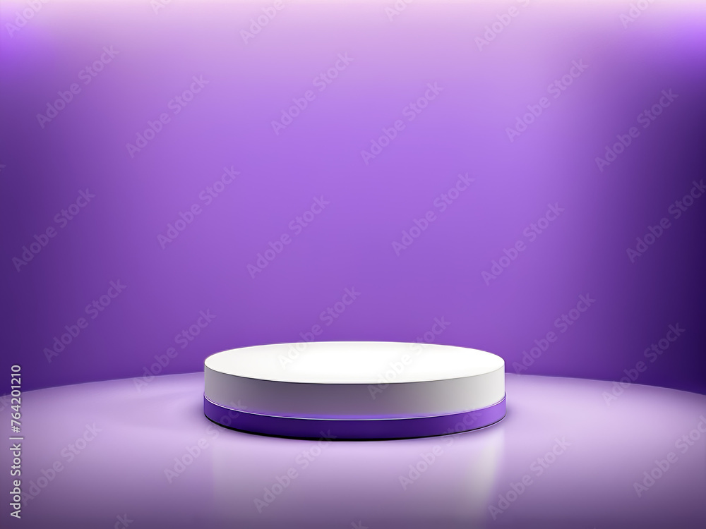 Purple Display Background, Product Display Podium platform, studio ...