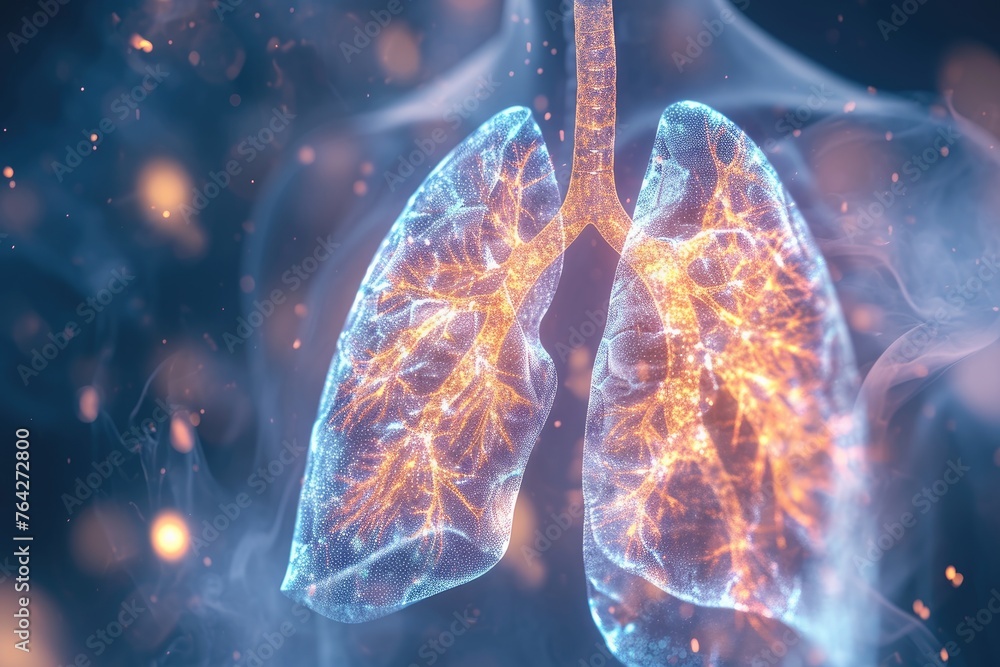 This computer-generated image showcases the intricate structure and ...