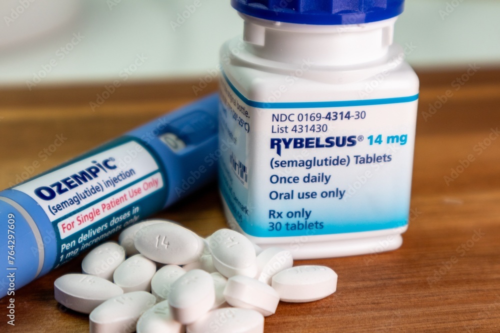 Ozempic semaglutide auto injector and Rybelsus semaglutide tablets ...