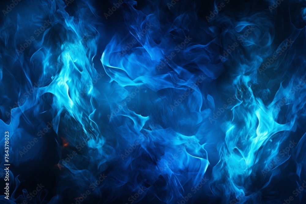 Blue Fire Flaming Background, Blue Fire Background, Blue Fire Flam ...