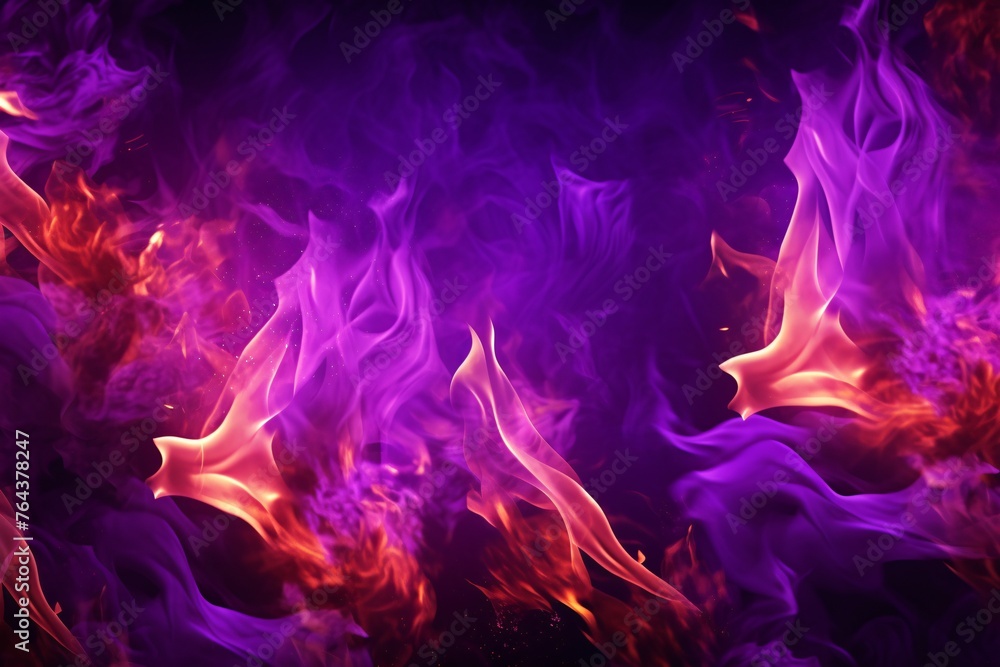 Purple Fire Background, Purple Fire Flam background, Purple Fire ...