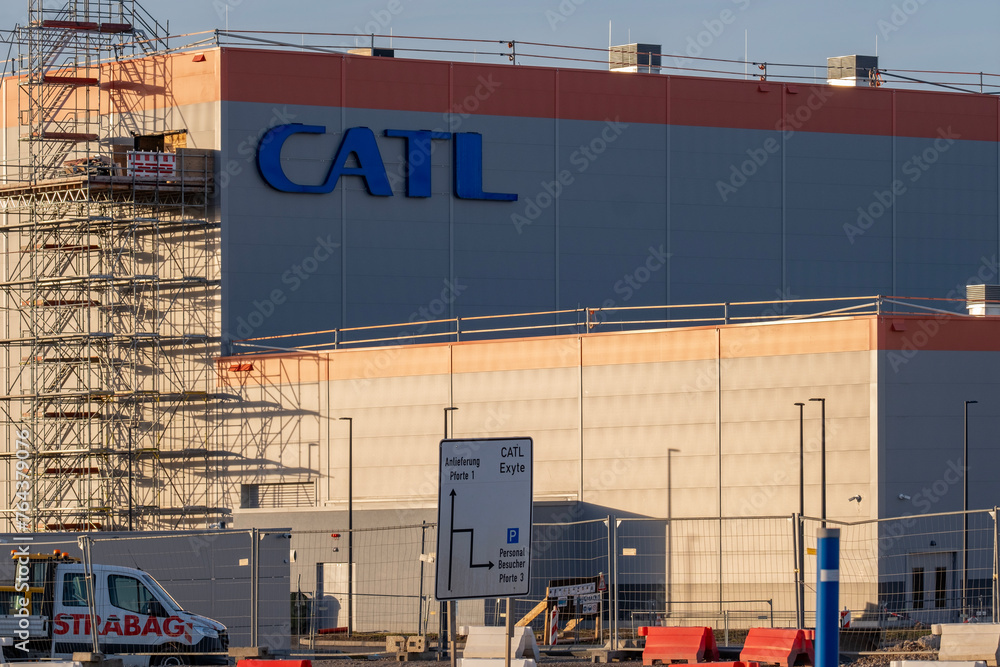 new building CATL Contemporary Amperex Technology Co. Limited ev ...