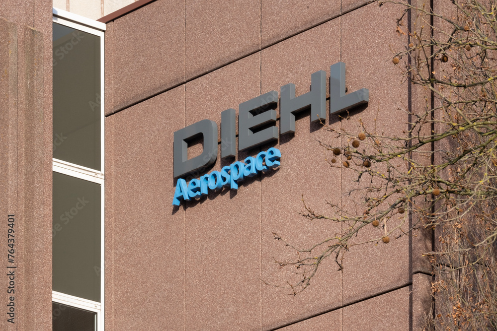 logo Diehl Aviation building, Diehl Aerospace GmbH, international ...