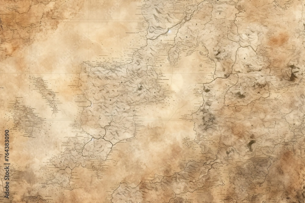 Fotografia do Stock: Map Vintage Paper Texture Background, Map Old ...