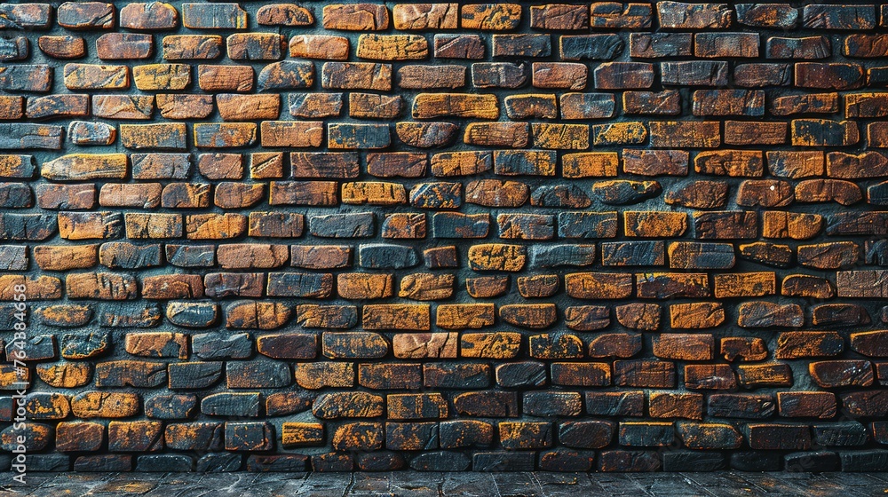 Brick wall texture background. Red brick wall wallpaper in vintage ...