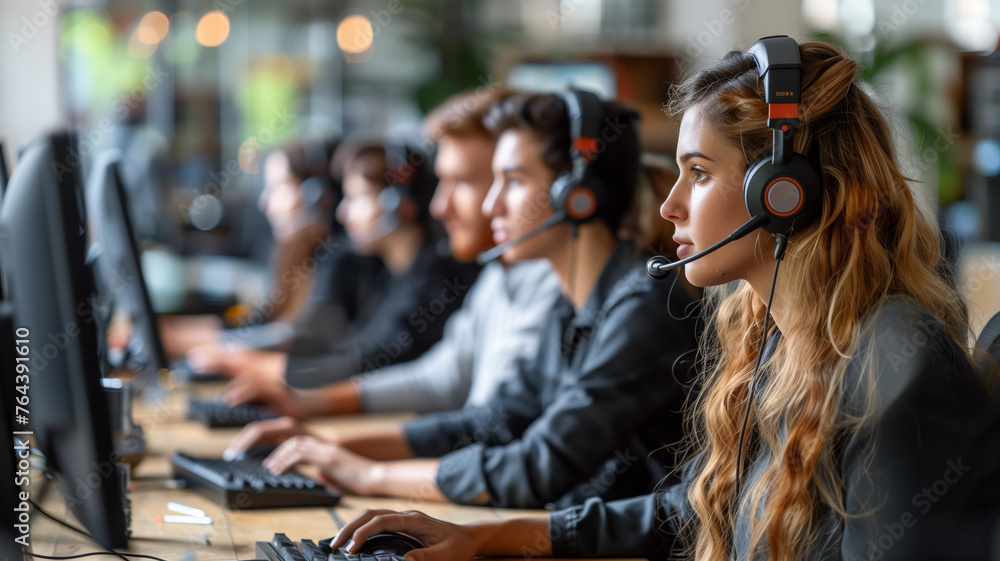 a 911 call center for first responders, fire, police, and medical ...