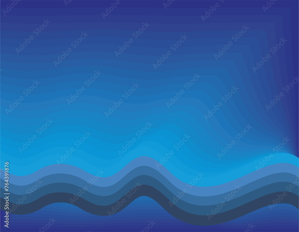 composition of abstract planes and shapes with gradient blue as a ...
