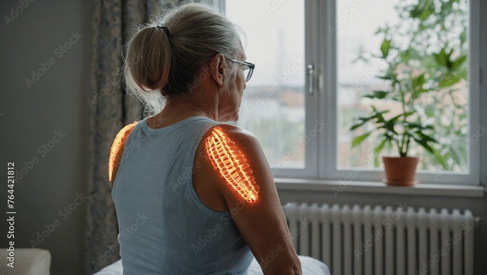 Shoulder-scapular periarthritis, shoulder blades, lumbar and neck pain ...