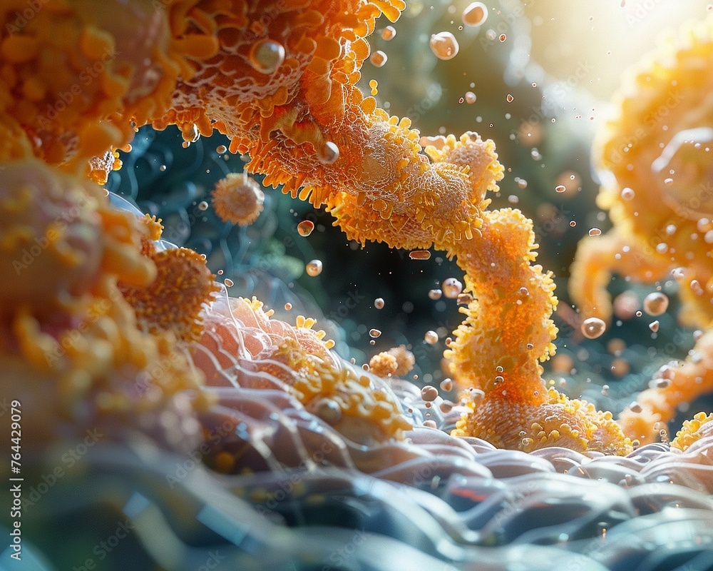 Witness a cell membrane in action, transporting molecules through a sea ...