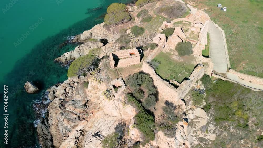 La Fosca's aerial vistas capture the magic of the castle at sunset ...