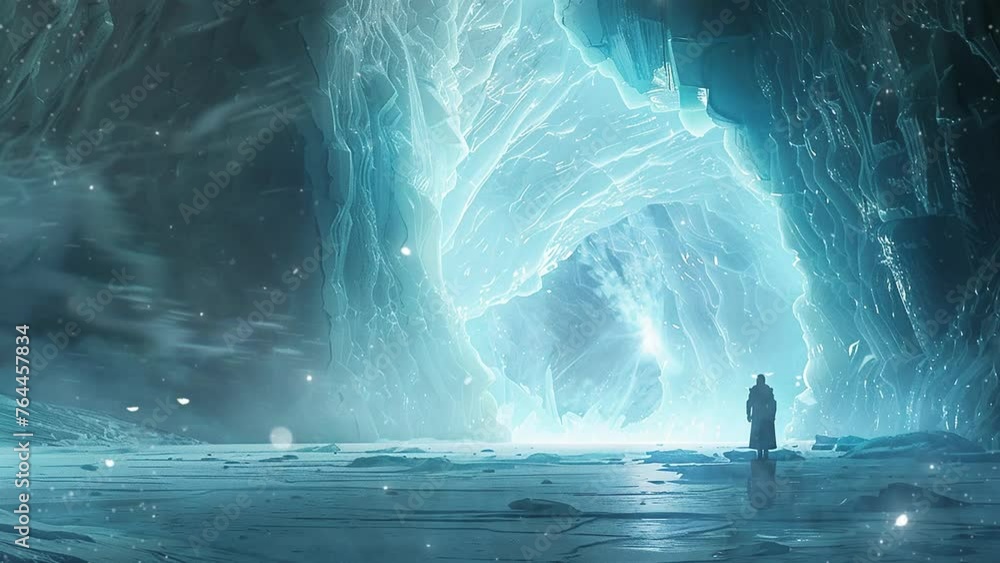 cinematic shot ethereal entity appears. seamless looping overlay 4k ...