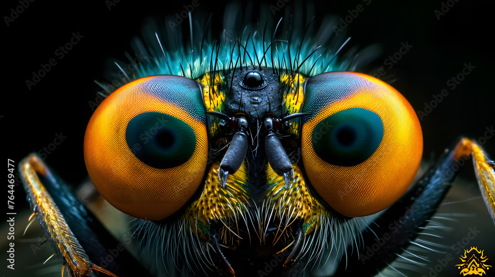 Surreal details of insect eyes, revealing the fascinating intricacies ...