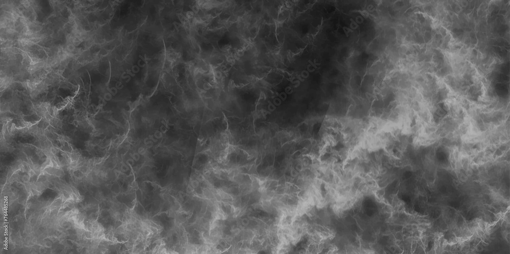 Abstract ash cloud and smoke texture in dark background. White Black ...