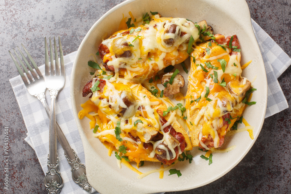 Alice Springs Chicken is a combination of chicken, bacon, cheese ...