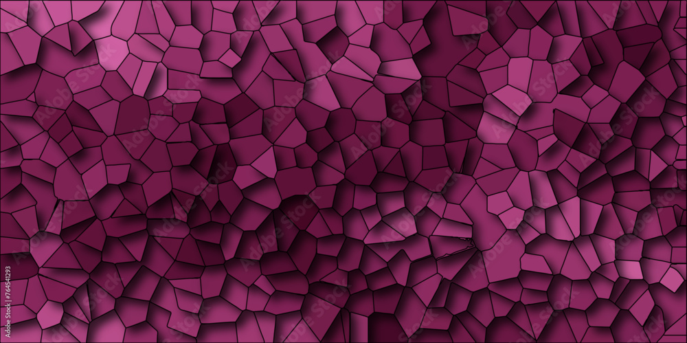 Dark Pink vector polygon abstract layout. Abstract dark-pink triangle ...