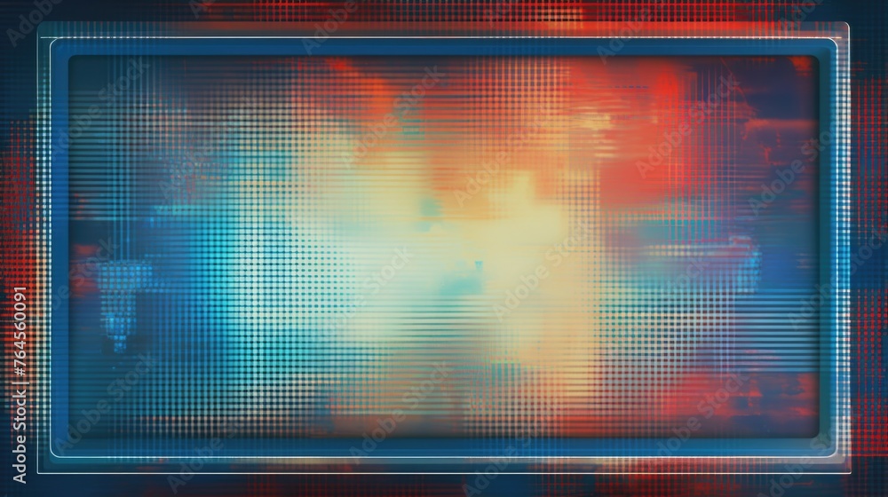 Vintage TV static signal transmission error transparent overlay ...