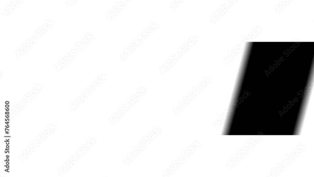 Animation set, parallelogram symbol. Animations: transparency, zooms ...