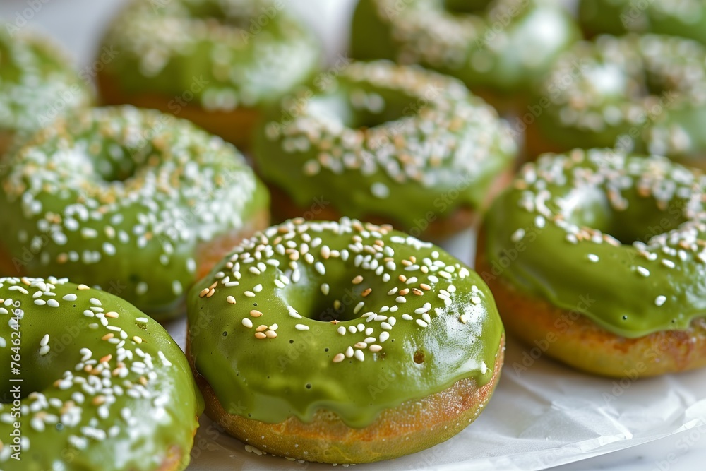 Mochi donuts with a chewy texture, dipping into the fusion cuisine ...