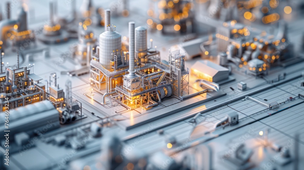 Model of a green factory redesigned for maximum efficiency using ...