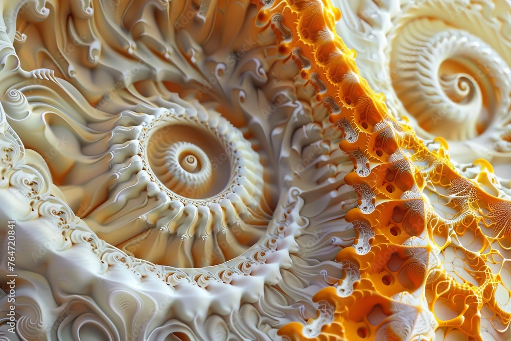 Mesmerizing portrayal of divine fractals, infinitely unfolding to ...