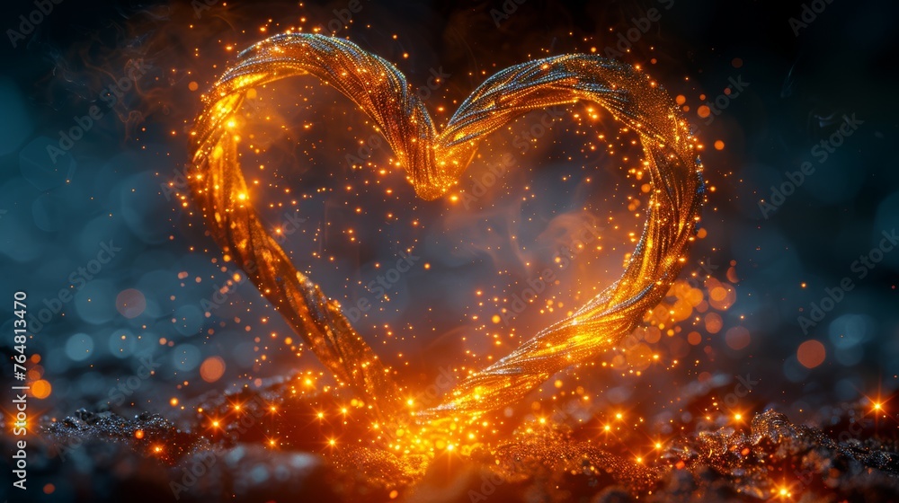 Light heart isolated on transparent background. Isolated heart with ...