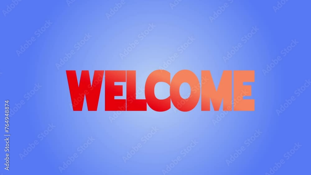 welcome text animation. Cool welcome text animation perfect for an ...