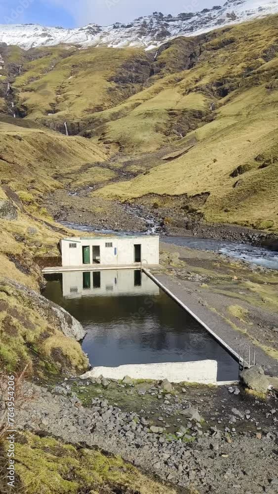Seljavallalaug, a beautiful, naturally heated swimming pool and hot ...