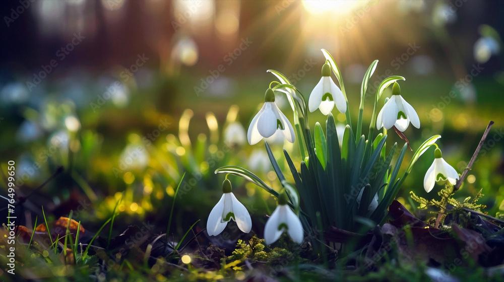 Beautiful gentle spring background. Beautiful simple AI generated image ...